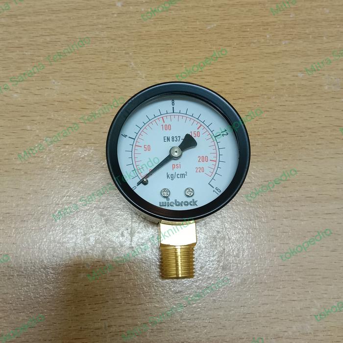 Jual Pressure Gauge Raket Untuk PRV 16 Bar Kg Drat 1/4 / 13mm - Jakarta ...