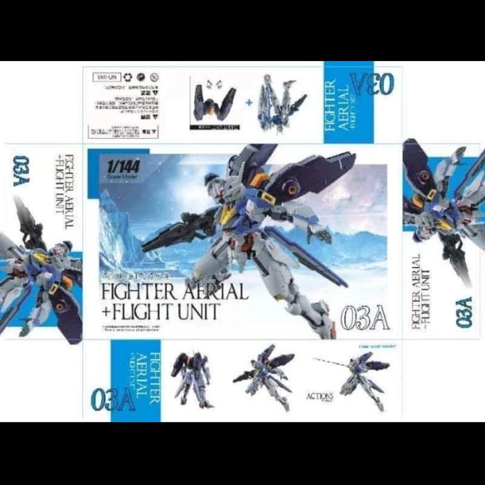 Jual HG 1/144 FIGHTER AERIAL + FLIGHT UNIT DABAN MODEL KIT 03A NOT ...