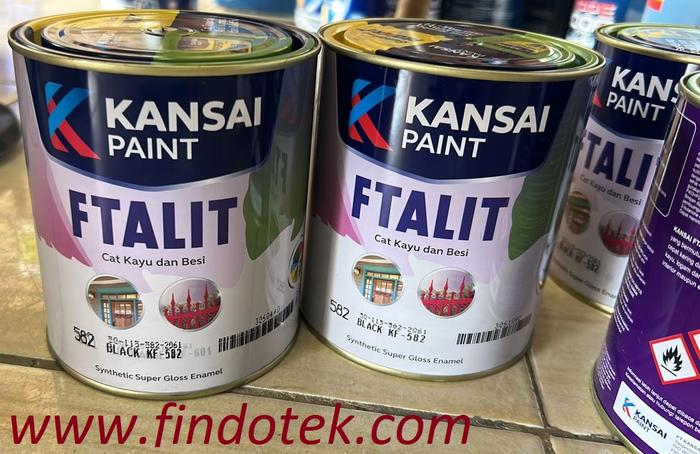 Jual Kansai Paint Ftalit 20kg cat besi synthetic enamel gloss, cat kayu ...