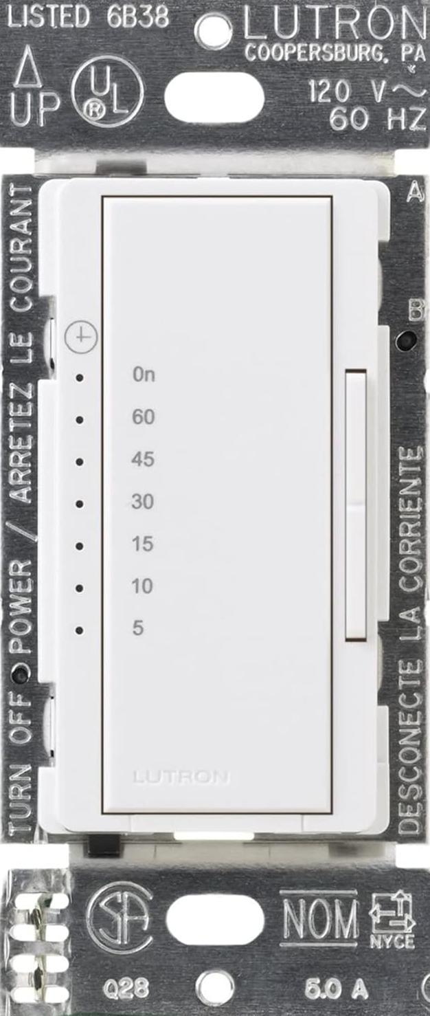 Jual Hotsale Lutron Maestro Countdown Timer Switch Fans And Lights 3A15 ...