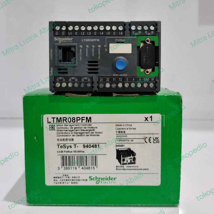 Jual SCHNEIDER LTMR08PFM 0.4-8A 100-240V Motor Management Controller ...