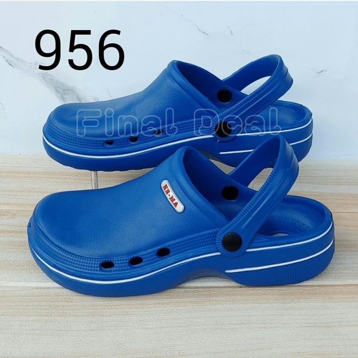 Jual Sandal Kodok Biru Muda Hema Sandal Medis, Sandal Santai Anti Air ...