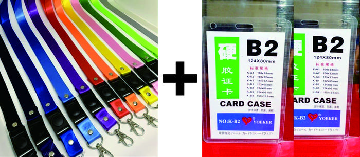 Jual SET NAME TAG PANITIA | PESERTA PLASTIK+ TALI+ ISI B1, B2, B3, B4 ...