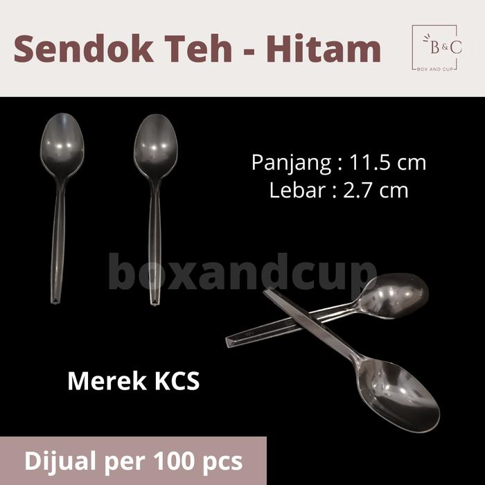Jual Spoon Sendok Kecil Teh Plastik Jelly/ Pudding/ Agar/ Es Krim merek ...