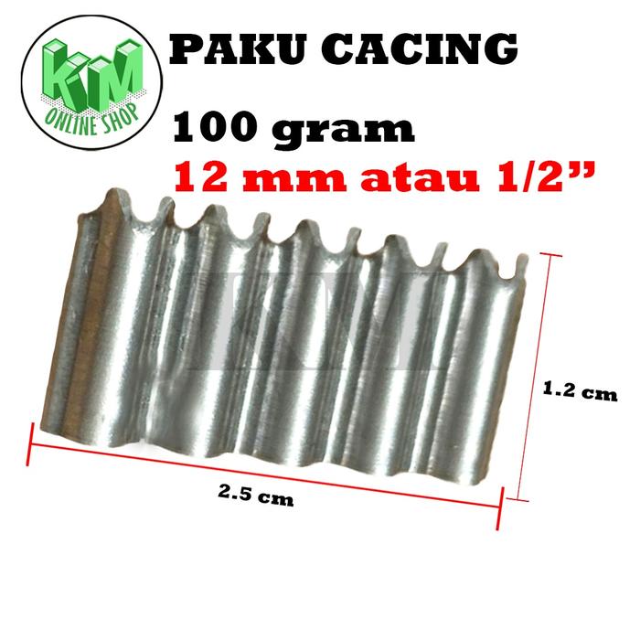Jual Paku Cacing 9 mm / 12 mm / 15 mm isi 100 Gram /Paku Papan Pecah ...