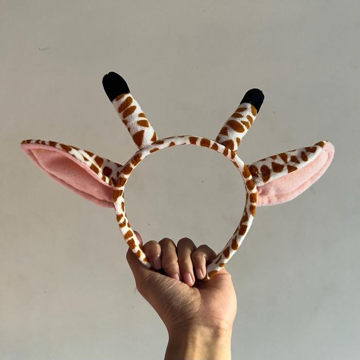 Jual Bando Bandana Karakter Telinga Hewan Jerapah, Rusa, Sapi ...