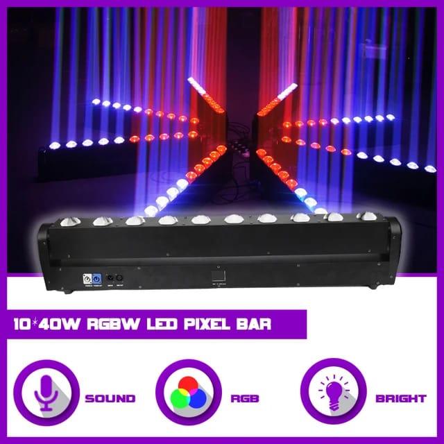 Jual LED Beam Moving Bar LIght 10x40 wall washer Rgbw dico panggung ...