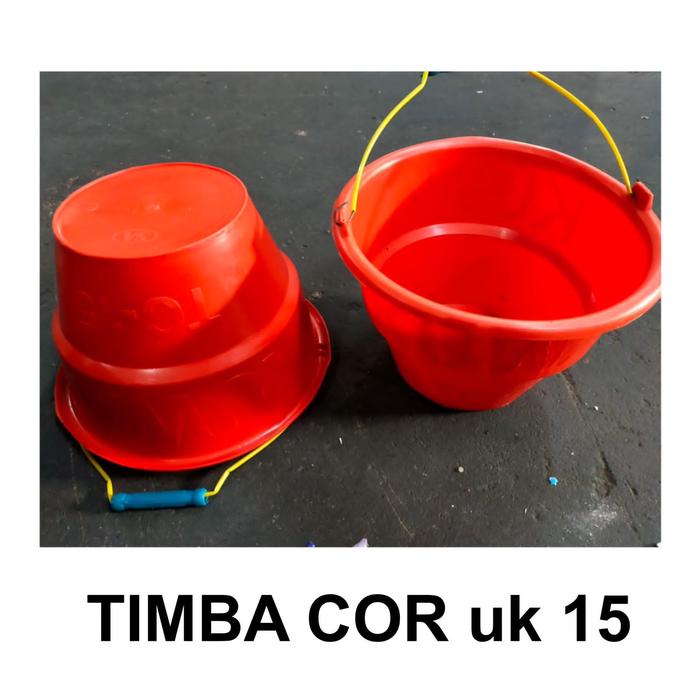Jual Timba Cor 15 anti pecah orange Ember - Kota Surabaya ...