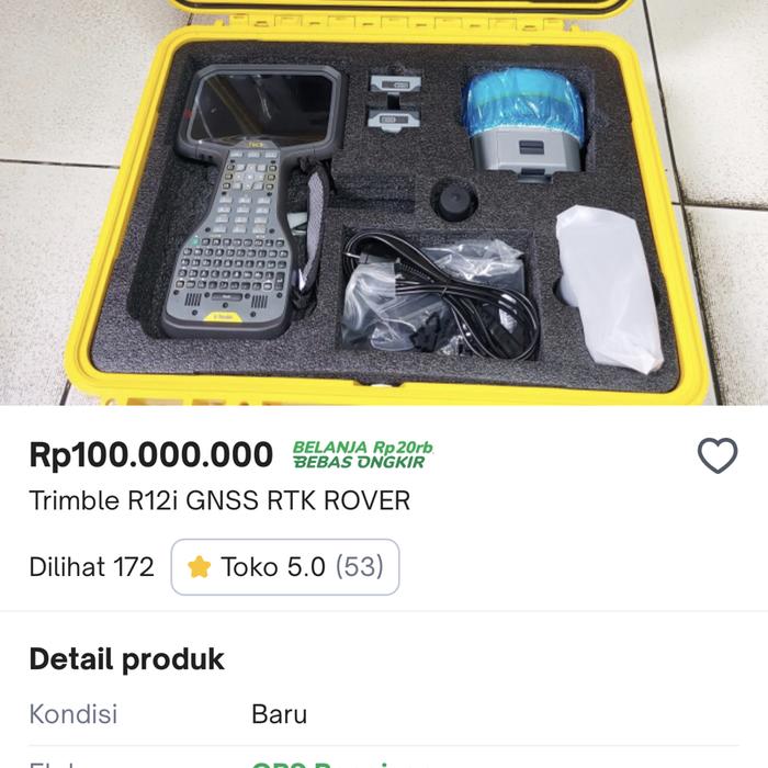 Jual Gps geodetik Trimble R12i Gnss Rtk rover new - Kota Tangerang - CV ...