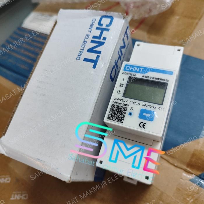 Jual KWH Digital direct 5 ( 80A ) tanpa RS485 CHINT DDSU666 230V - Jakarta Barat - SAHABAT ...
