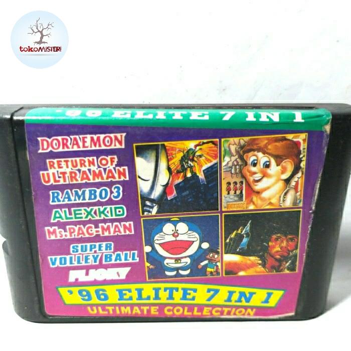 Jual Kaset Video Sega Doraemon Flicky Ultraman Rambo Alex Kidd Games ...