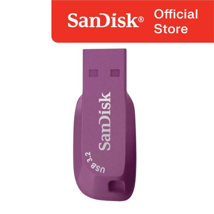 Promo SanDisk Ultra Shift USB 3.2 100MB/s Flashdisk CZ410 64GB - PURPLE ...