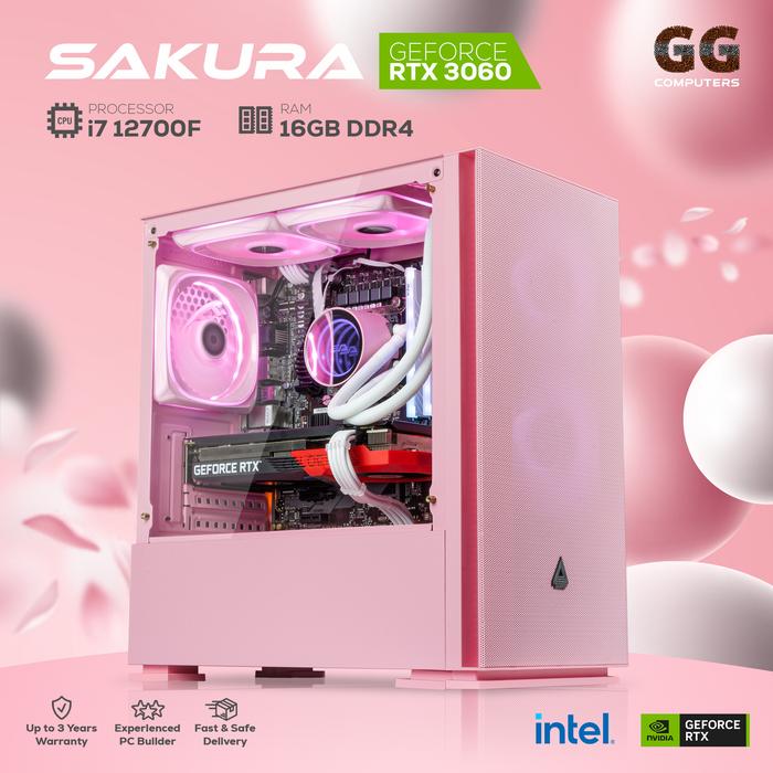Jual PC Gaming Intel i7-12700F| RTX 3060 12GB| 16GB RAM| 256GB NVMe ...