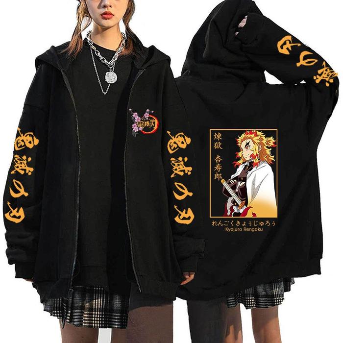 Jual Jaket Rengoku Kyojuro Demon Slayer - Jacket Kimetsu No Yaiba ...