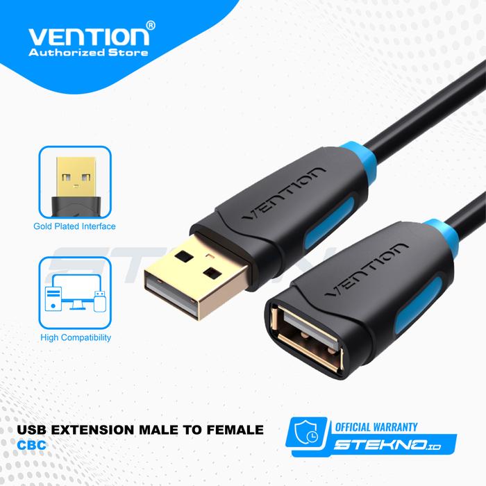 Promo DT - Vention CBC Kabel Perpanjangan USB Extension Male to Female ...
