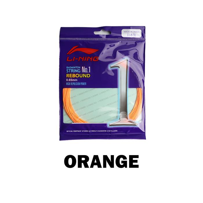 Jual Senar Badminton Original Lining NO. 1 NO1 NO 1 Rebound - Orange ...