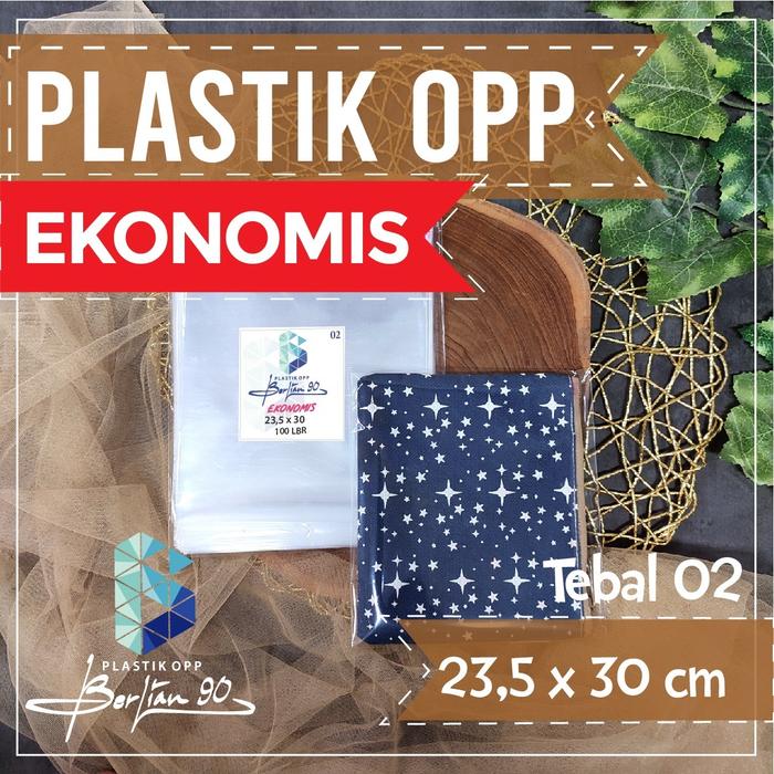 Promo Plastik Opp 23,5x30 Cm Plastik Opp Seal / Plastik Opp Lem 02 Mic ...