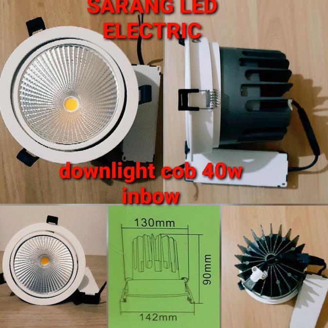 Jual Lampu plafon led cob 40w inbow spot light led sorot downlight cob 40w - Jakarta Selatan ...