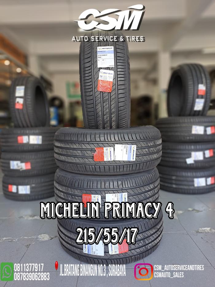 Jual Ban Michelin Primacy 4, 215/55/17. Untuk Innova, Alphard, Vellfire ...