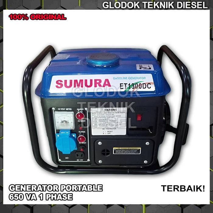 Jual Genset Generator Listrik Portable 650 VA ET 1300 DC ET1300DC Sumura - Kota Tangerang ...