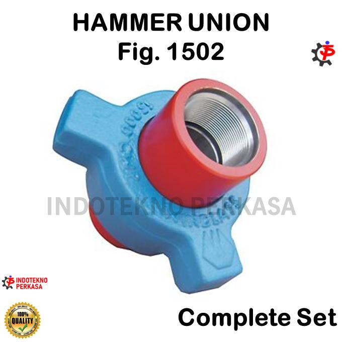 Jual Hammer Union 2 inch, Fig 1502 Threaded / Weco Coupling Union ...