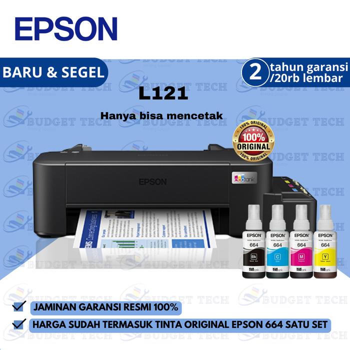 Jual Printer Epson EcoTank L121 A4 Resmi Ink Tank Printer - Jakarta ...