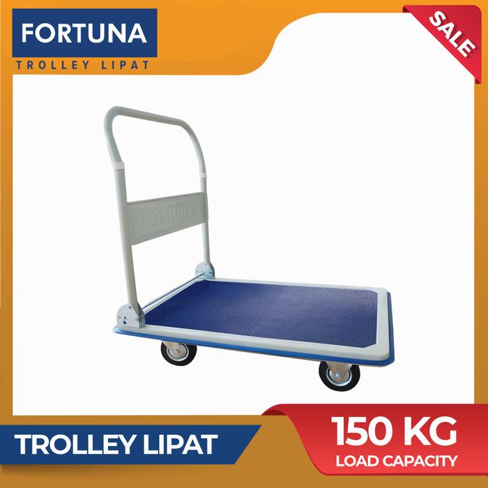 Promo Fortuna Troli Barang 150 Kg | Alat Pengangkut Barang | Trolly ...