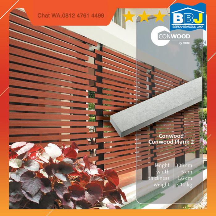 Jual Conwood Pagar CONWOOD PLANK 2” (16mm) / Conwood Dinding /Conwood ...