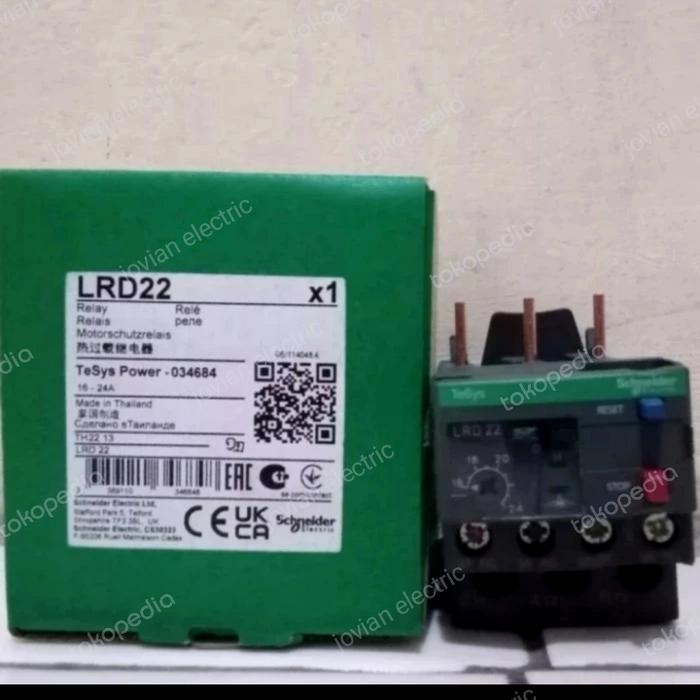 Jual thermal overload schneider LRD22 LRD 22 16-24A - Jakarta Barat ...