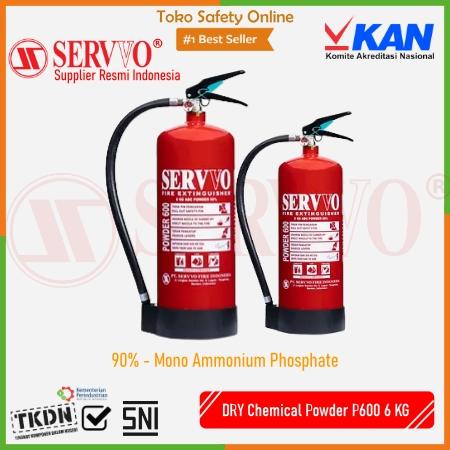 Jual SERVVO Apar Dry Chemical Powder ABC P600 6KG - Apar Pemadam Servvo ...
