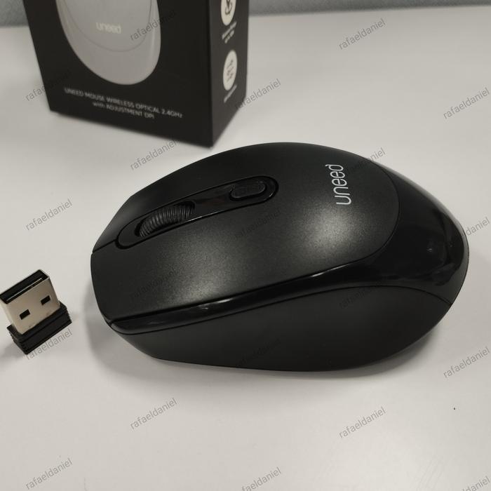 Jual Mouse Wireless Mouse 2.4Ghz Auto Sleep Original Uneed 1200 DPI ...