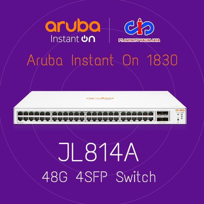 Jual HPE ARUBA JL814A Aruba Instant On 1830 48G 4SFP Switch - Jakarta Pusat - Infinity Halim ...