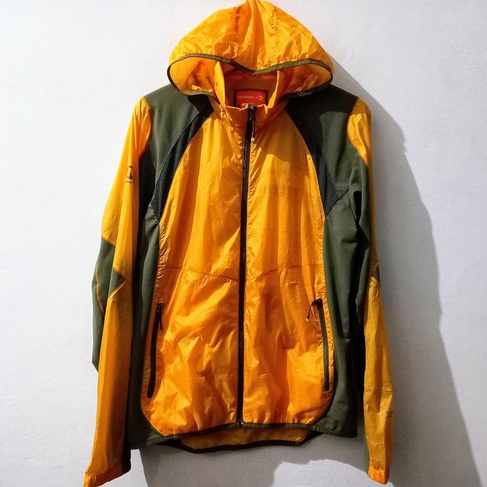 Jual jaket outdoor waterproof Merrell aeroblock (packable) original ...