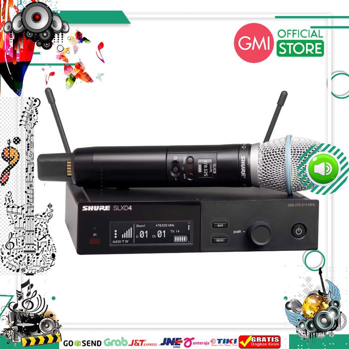 Jual SHURE SLXD24/B87A WIRELESS SYSTEM WITH BETA 87A HANDHELD TRANSMITTER - Jakarta Utara - GMI ...