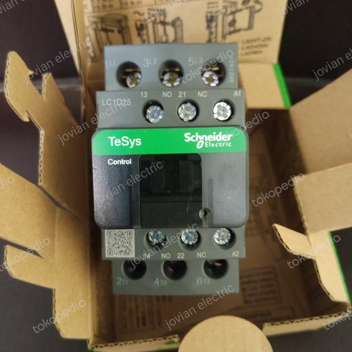Jual contactor/kontaktor schneider lc1d25m7/m7 220v 40a 3p - Jakarta Barat - jovian electric ...