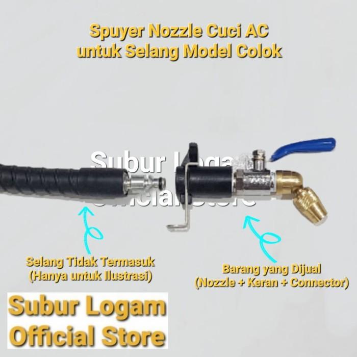 Jual Nozzle Spuyer Cuci AC untuk Jet Cleaner Krisbow (Selang Model ...