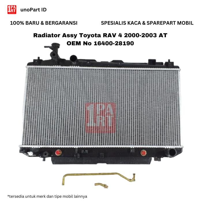 Jual Radiator Assy Toyota RAV 4 2000-2003 AT OEM 16400-28190 - Kab ...
