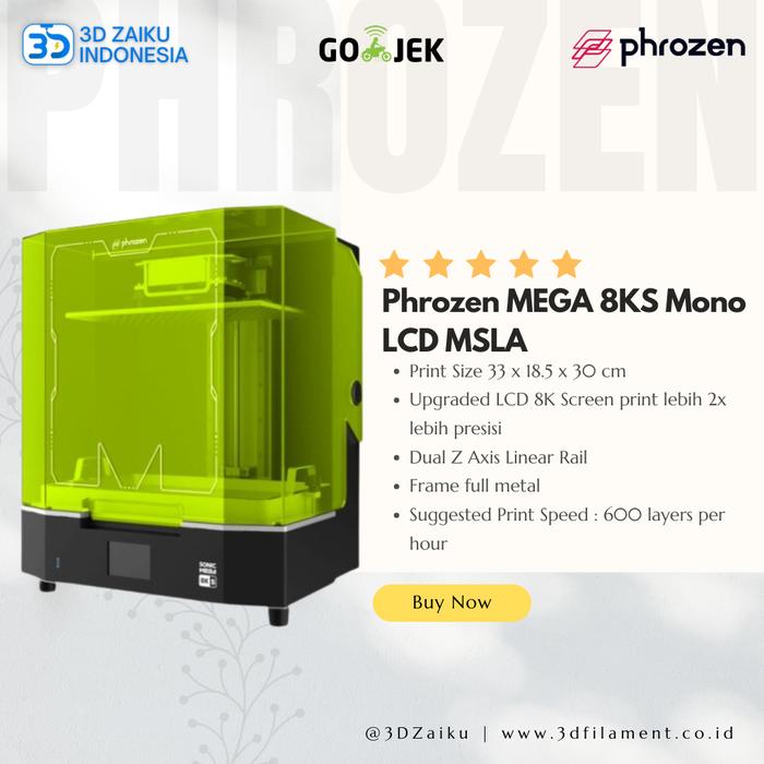 Promo NEW Phrozen MEGA 8KS Mono LCD MSLA Resin Large 3D Printer High ...