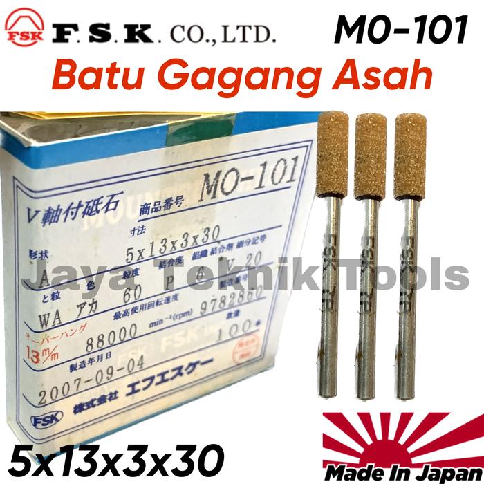 Jual Batu Gagang Asah MO 101 FSK Mounted Stone Abrasive MO101 Besi ...