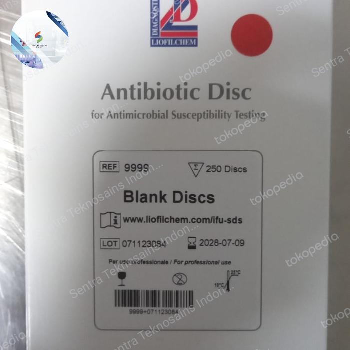 Jual Blank disc for microbiology liofilchem 1 pack (250 discs) - Kab ...