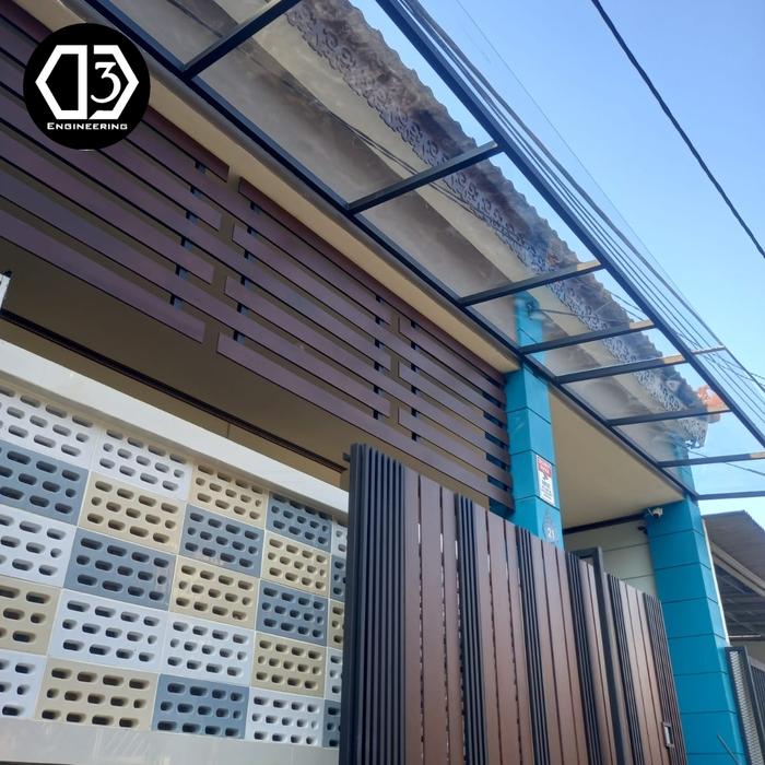 Jual Pagar conwood dan Kanopi solarflat 3mm - Kab. Sidoarjo - Bengkel ...
