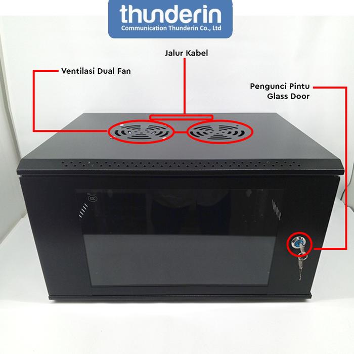 Jual Wallmount Rack Server 6u. Rack Server Ukuran 6u - 2 Fan Di Seller ...