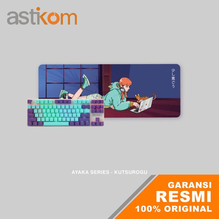 Jual Rexus Ayaka Rx-kg4 Tkl Kutsu Gaming Keyboard Mechanical + Mousepad ...
