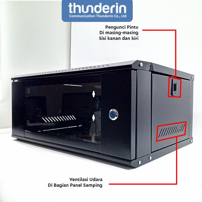 Jual Wallmount Rack Server 4u. Rack Server Ukuran 4u - 53x40x24 2fan Di ...