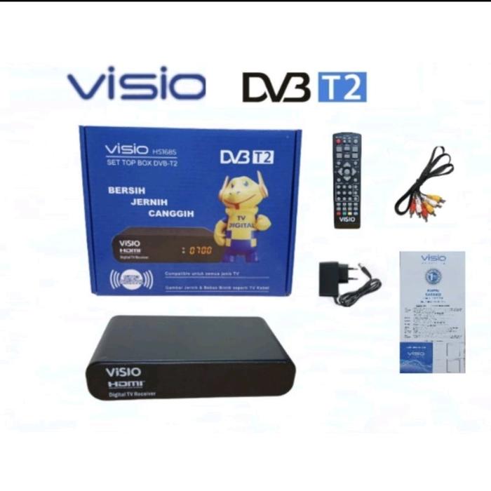 Jual Set Top Box Visio Hs1685 Dvb-t2 Digital Tv Kominfo Garansi Resmi ...