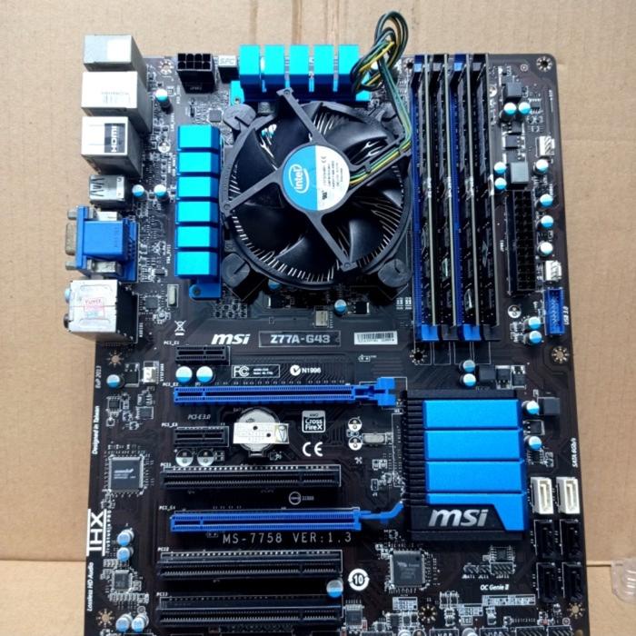 Jual PAKET CORE I7 3770 + FAN || RAM 32 GB MOBO MSI Z77 LGA 1155 DDR3 - Jakarta Utara - Add-Comp ...