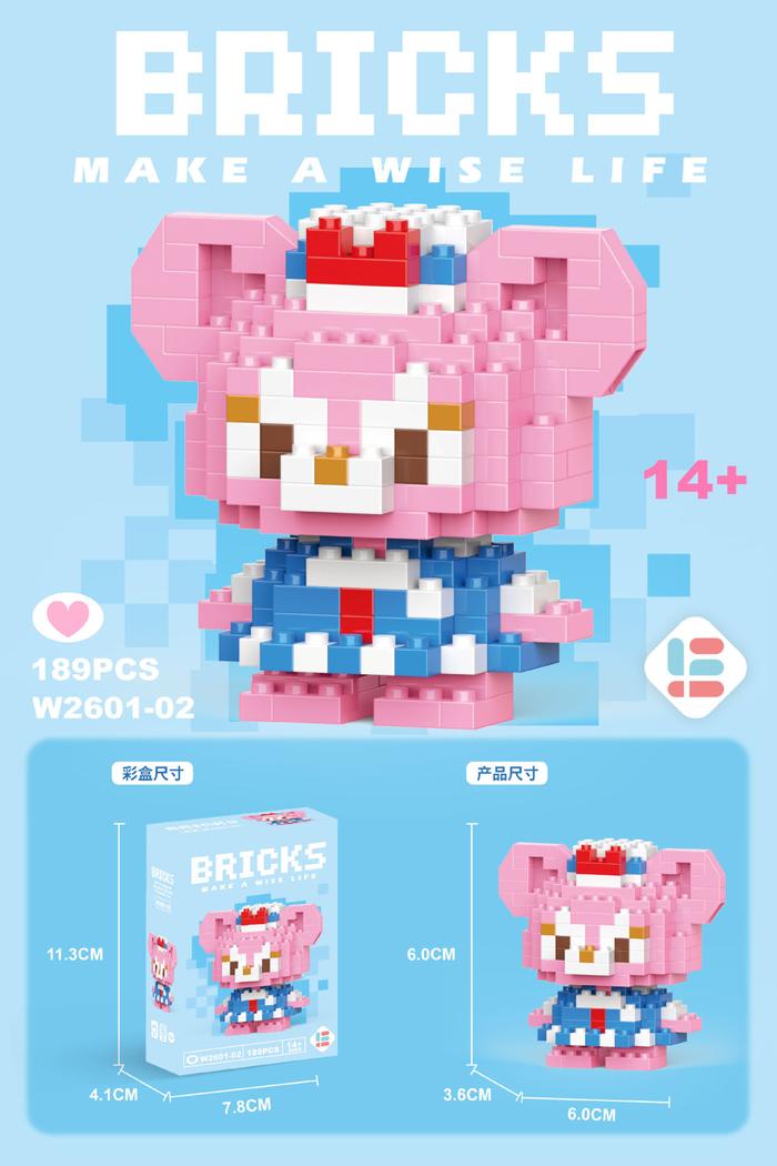 Promo Nano Block Model Karakter Mainan Balok Bricks Disney Sanrio ...