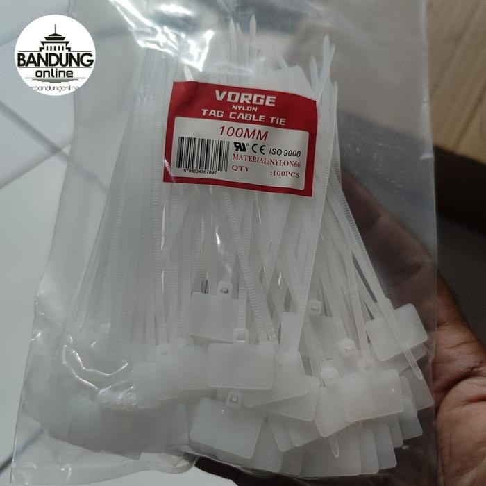Jual Kabel Ties Label 10 cm Nylon Cable Tie Ripet Rivet 3x100 mm ...