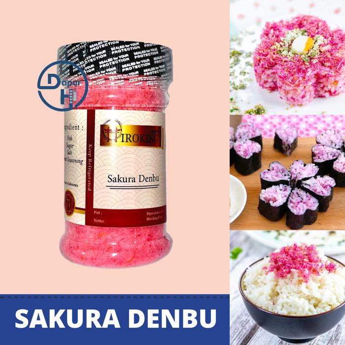 Jual HIROKING Sakura Denbu 50 g Halal │ Abon Ikan Pink Sakura untuk ...