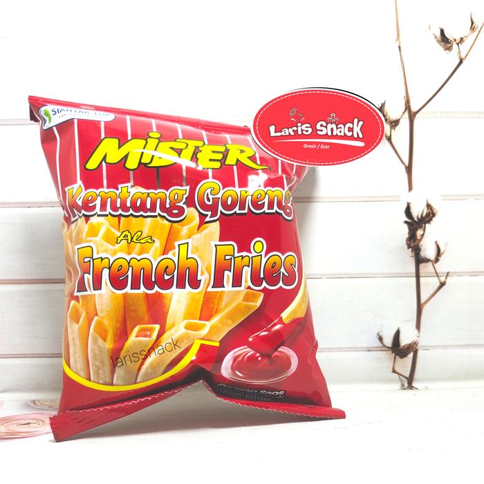 Jual Snack Mister Kentang Goreng ala French Fries dengan Saus (isi 10 ...